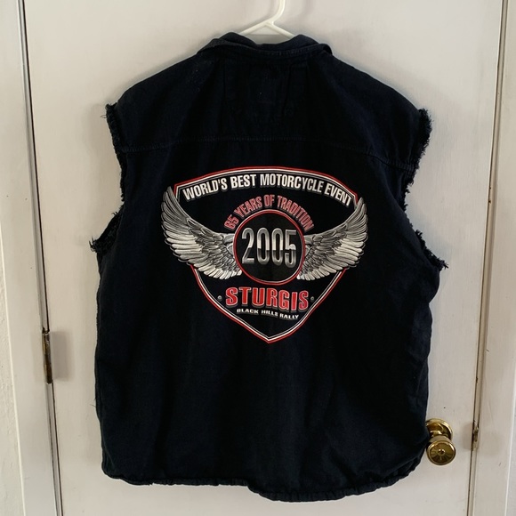 Biker Design | Shirts | 205 Sturgis Rally Black Canvas Twill Button ...